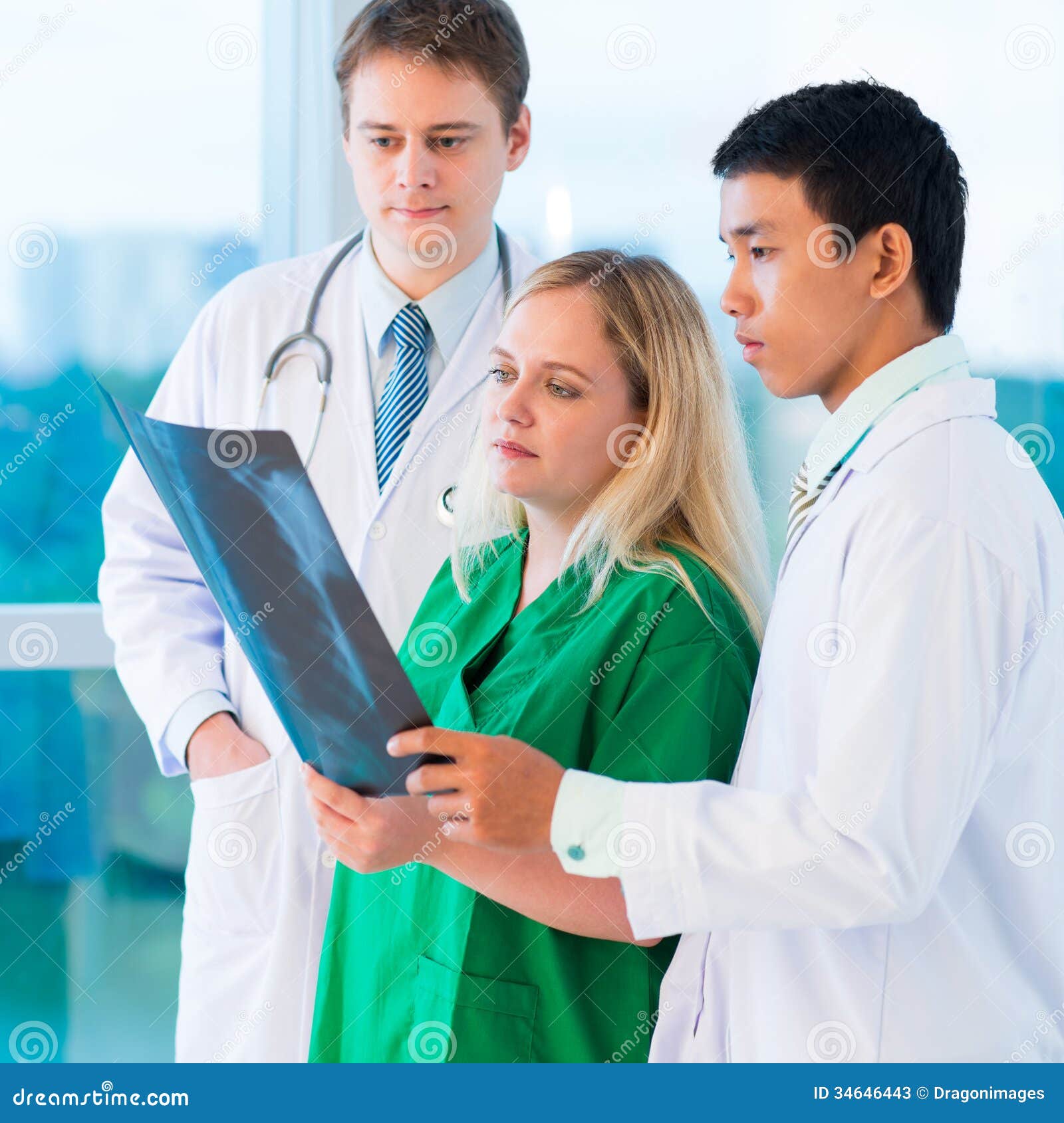 X-ray analysis stock image. Image of person, doctors - 34646443