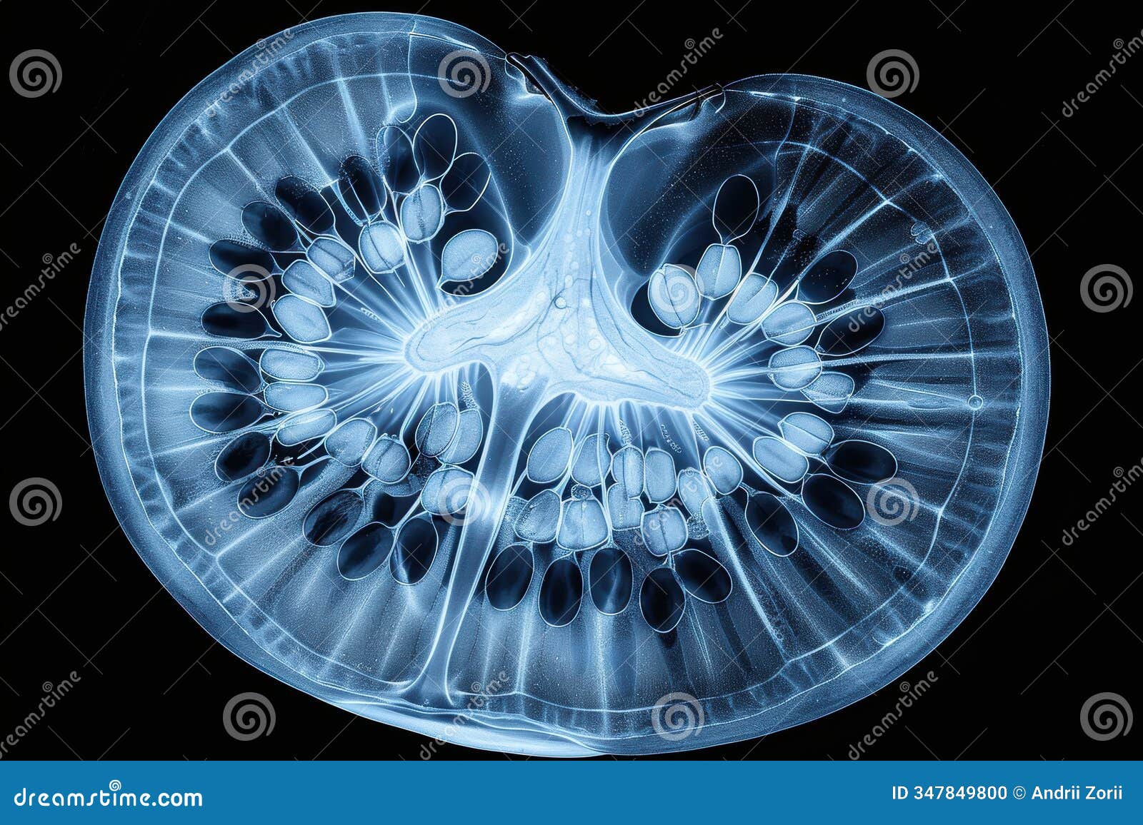 X-Ray Artistry: Detailed Visualization of Fruit S Internal Structure ...