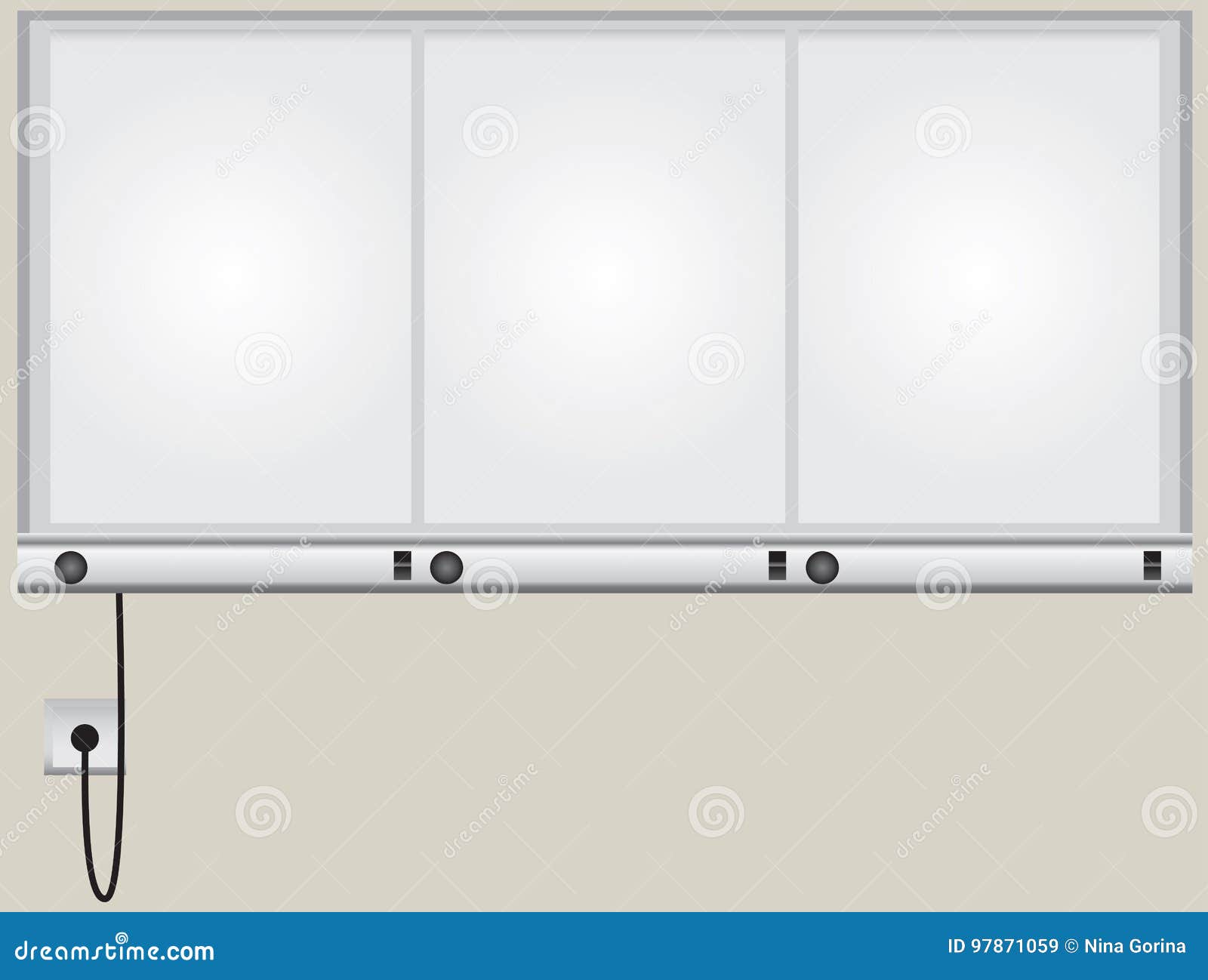 X-Ray Boards Monitor stock vector. Illustration of lungs - 97871059