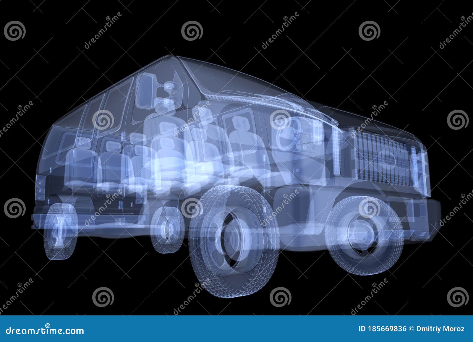 X-ray car isolated stock illustration. Illustration of render - 185669836
