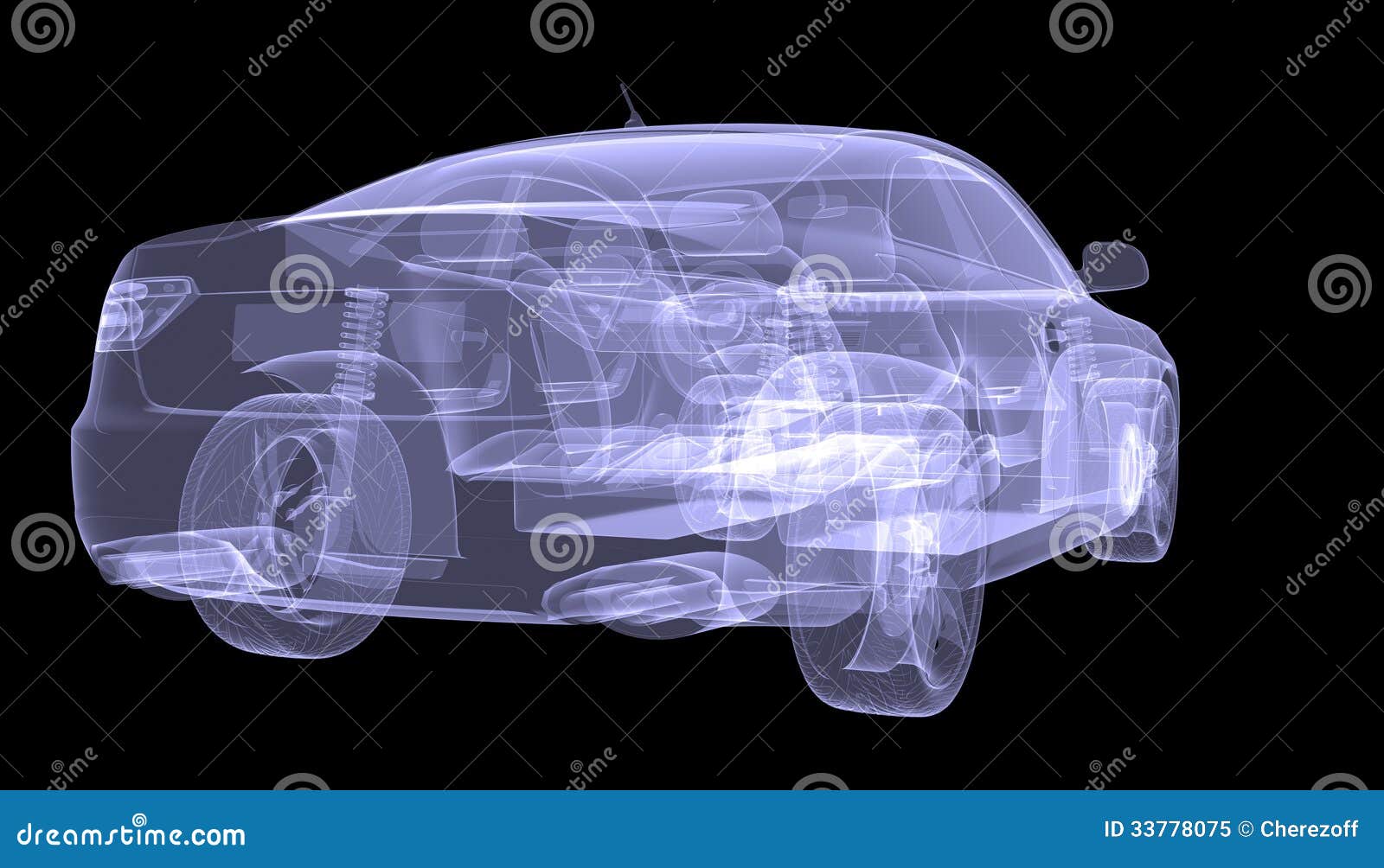 X-ray concept car stock illustration. Illustration of closeup - 33778075