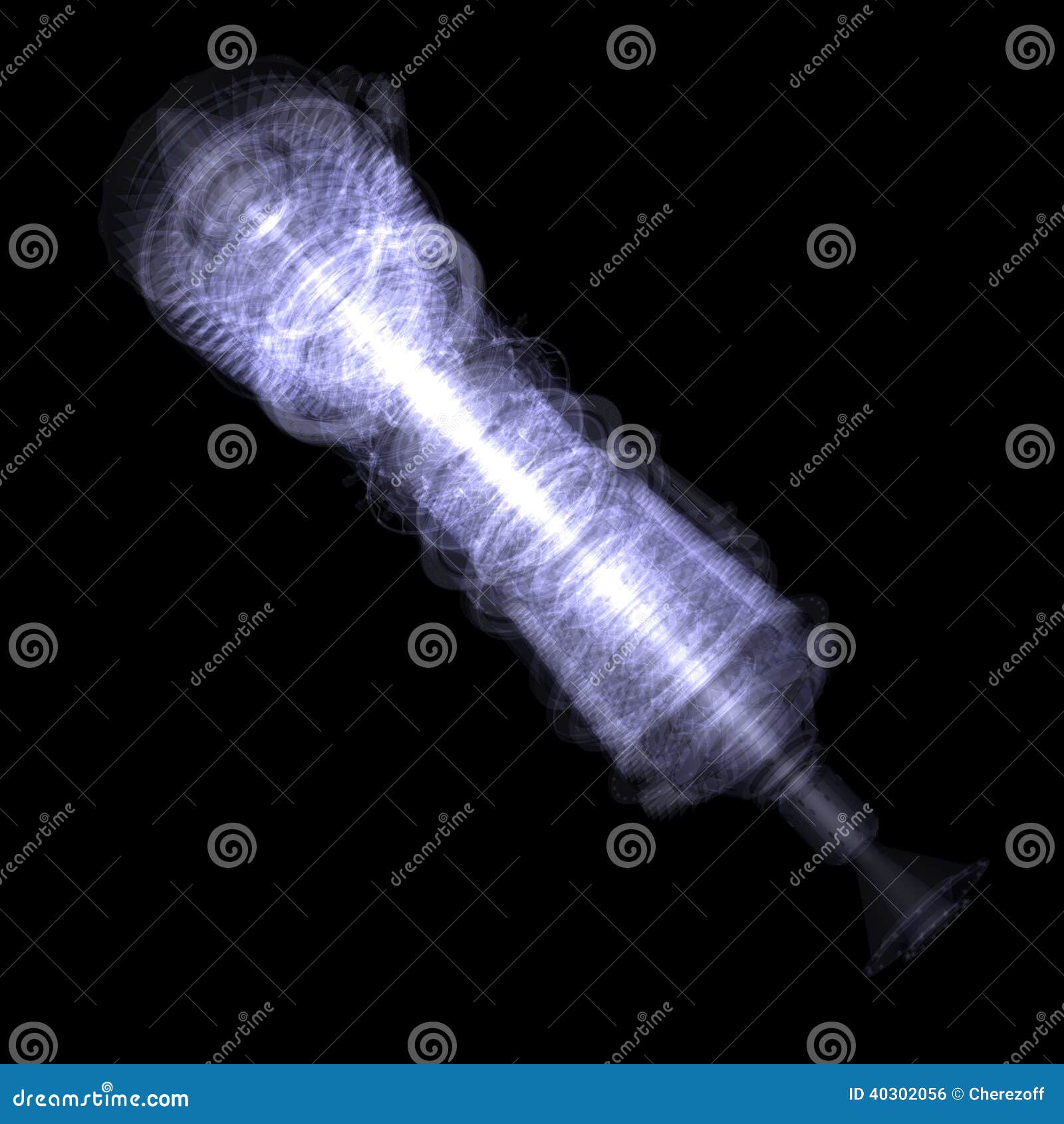 X-ray concept jet engine stock illustration. Illustration of black ...
