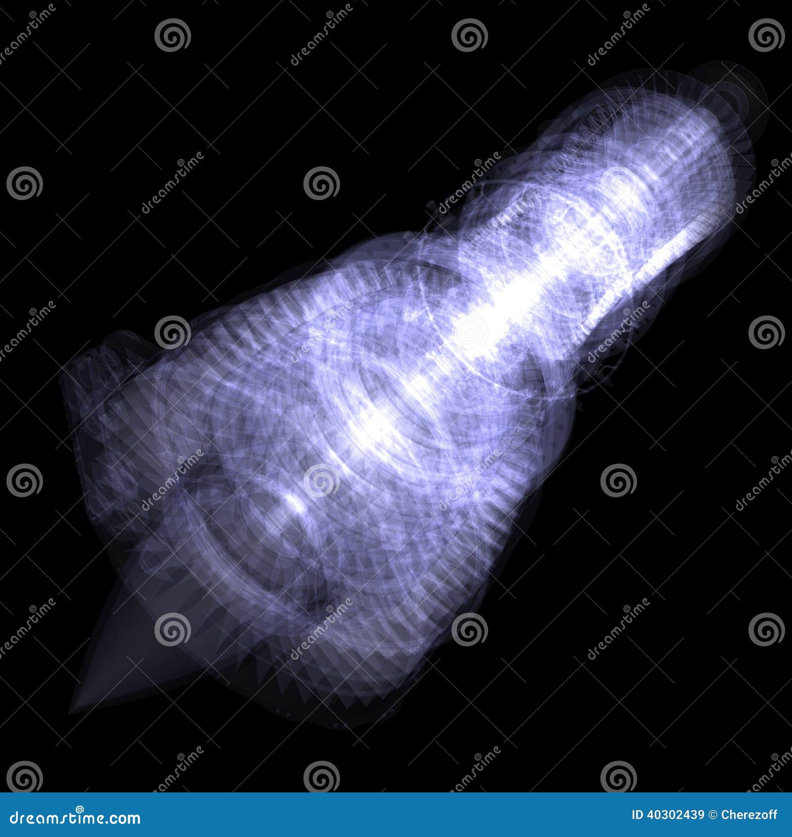 X-ray concept jet engine stock illustration. Illustration of motor ...