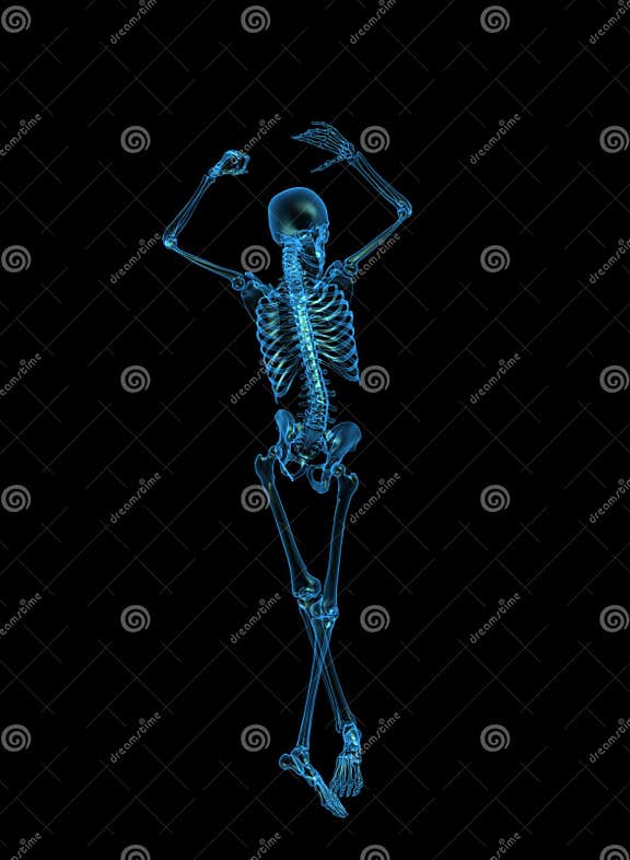 X-ray dance stock illustration. Illustration of life - 13245304