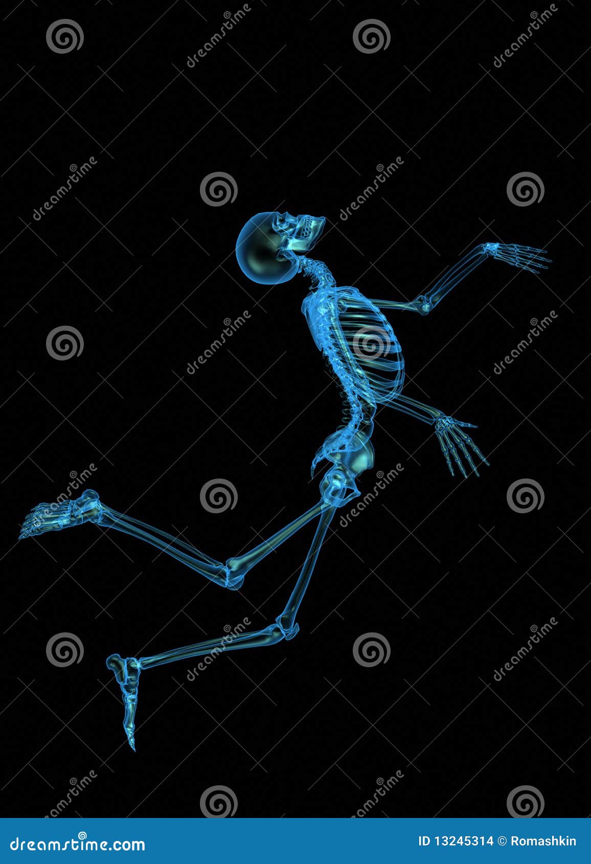 X-ray dance stock illustration. Illustration of life - 13245314