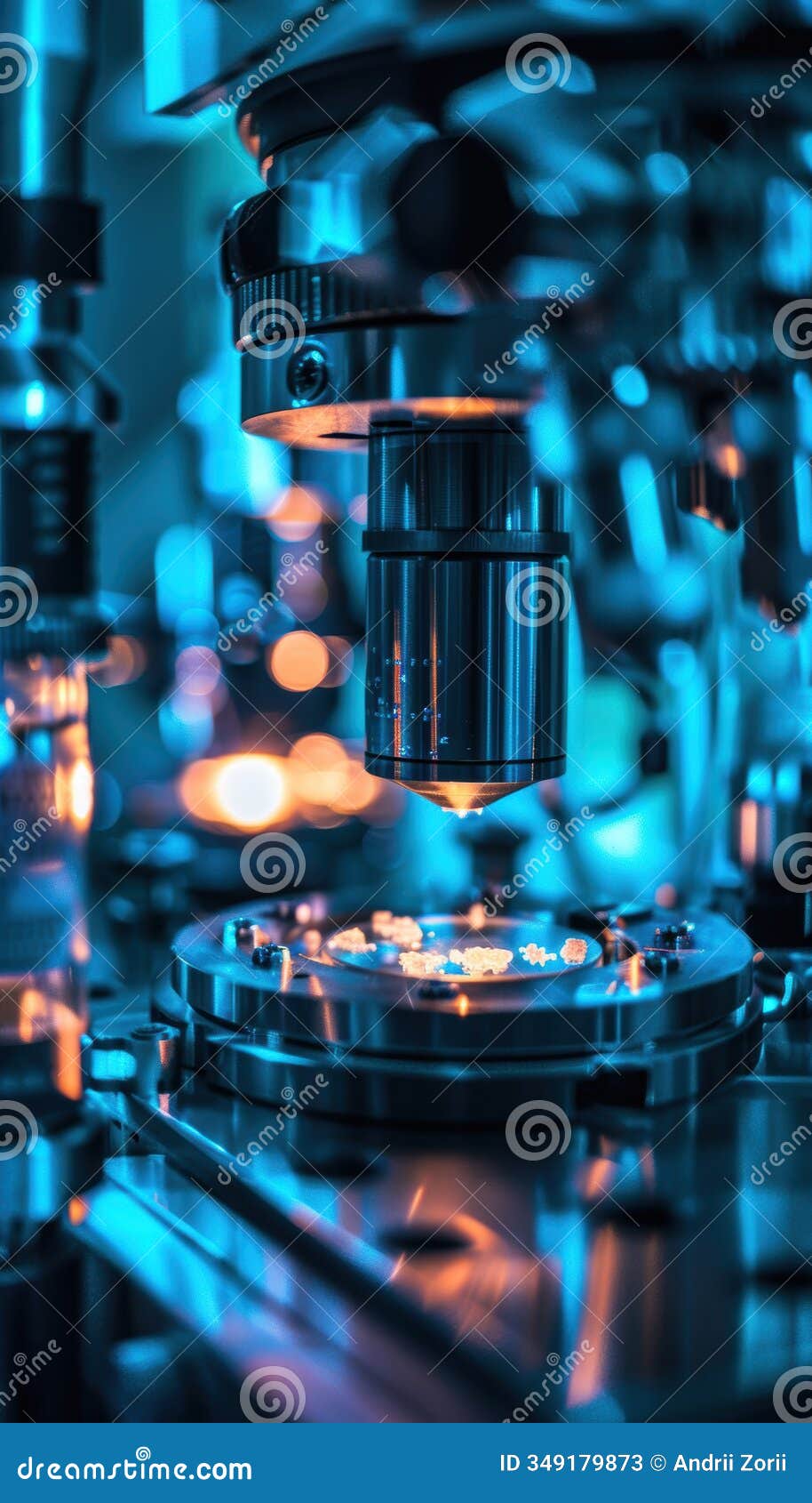 Diffraction Experiment With Rainbow Colors Royalty-Free Stock Photo ...