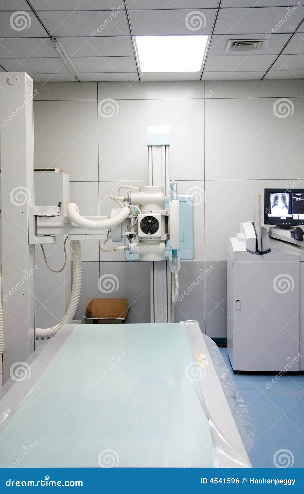 X-ray examination room stock photo. Image of medical, clinic - 4541596