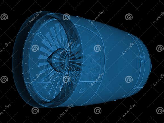 X ray jet engine stock illustration. Illustration of engine - 82138921