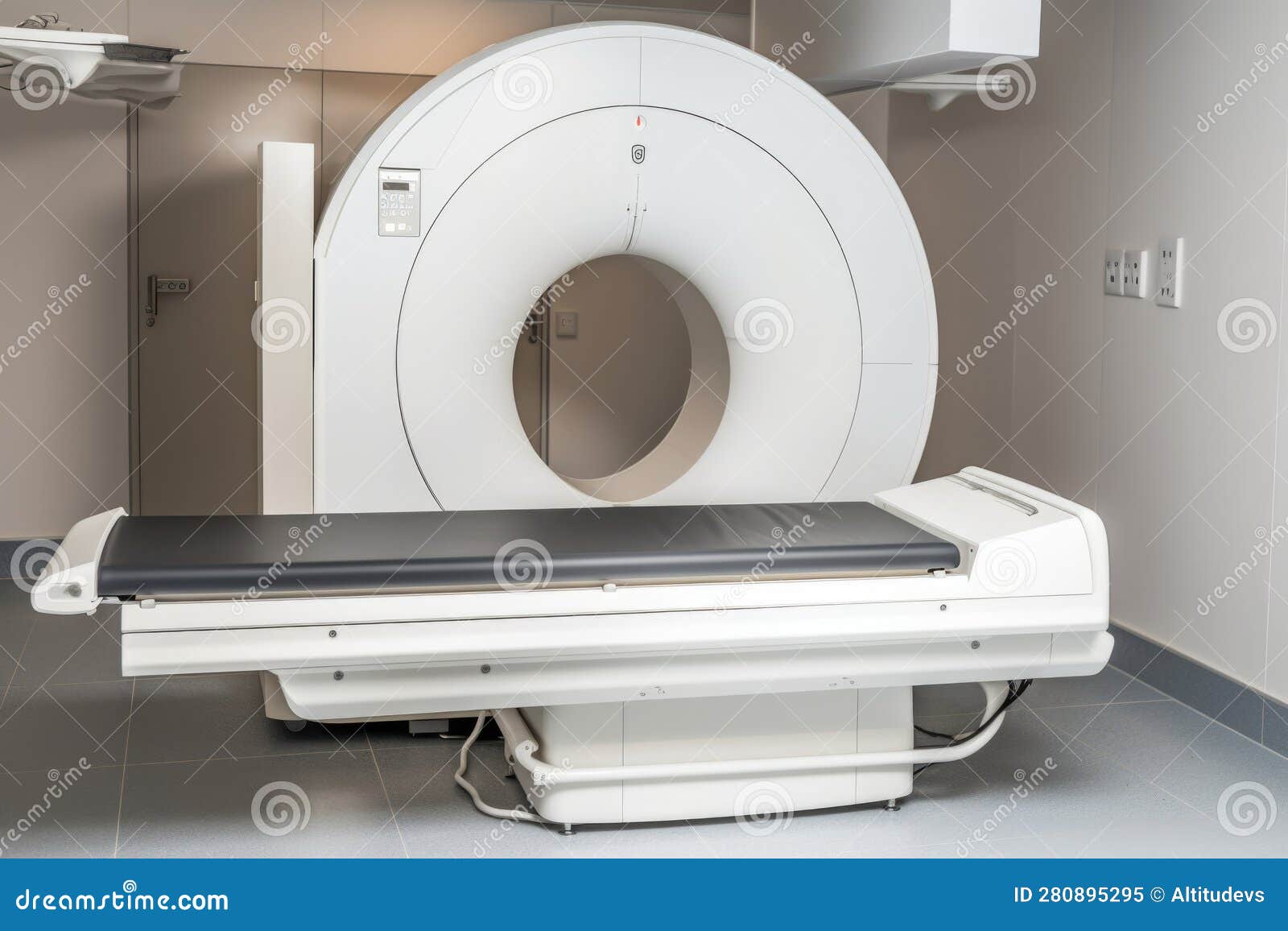 X-ray Machine, with the Bones and Internal of a Cat Visible on the ...