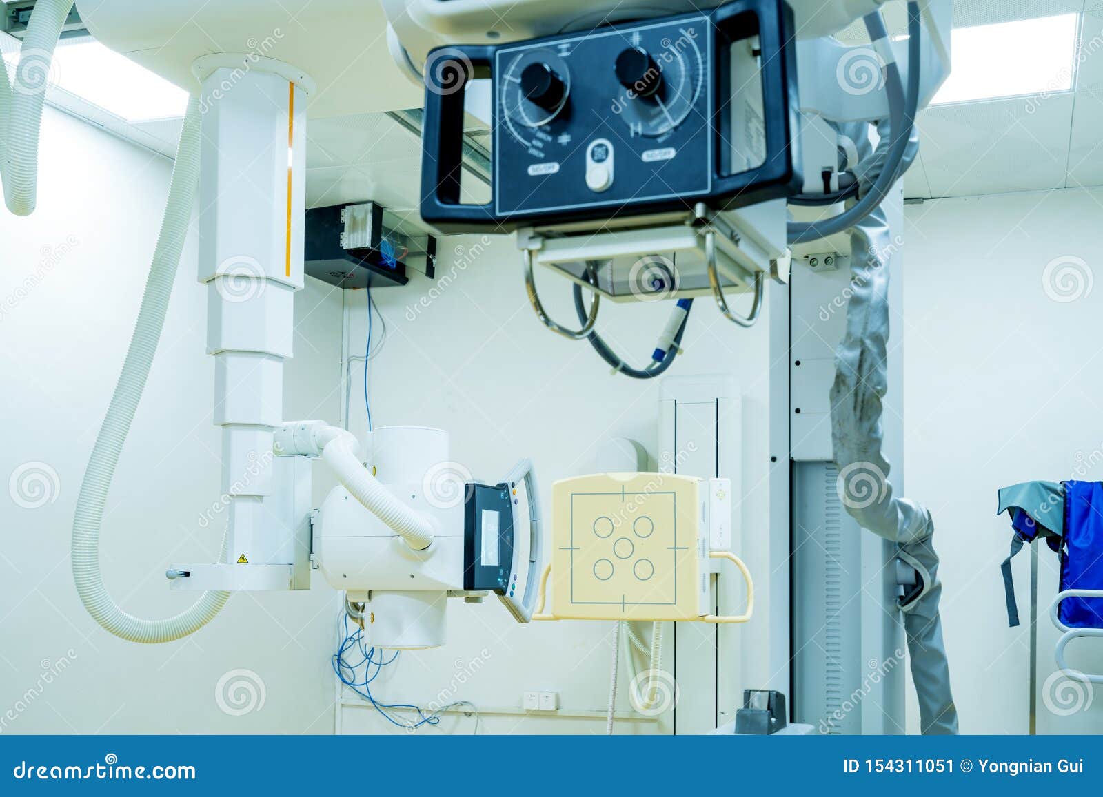 Hospital X-ray machine stock image. Image of examination - 154311051