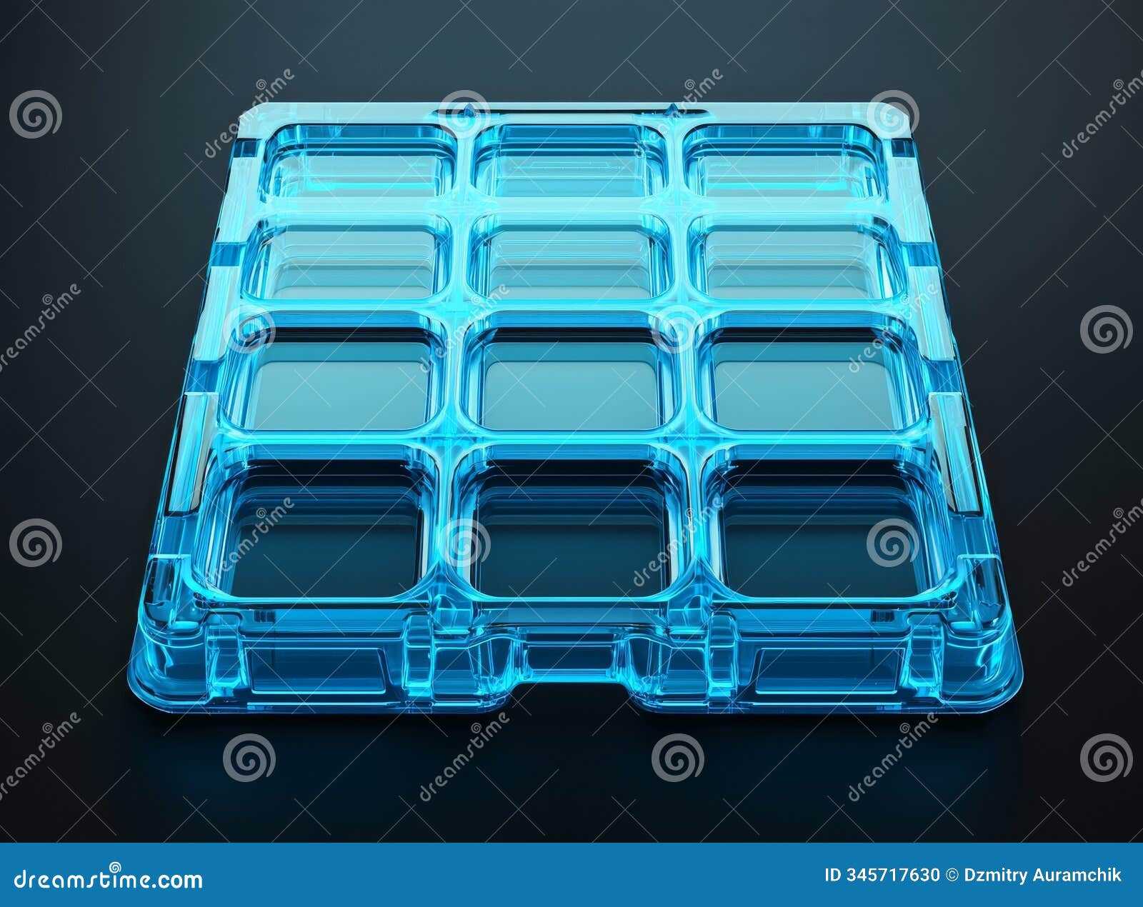 A X-ray of a Pack of Battery Cells for an Electric Car Stock Photo ...