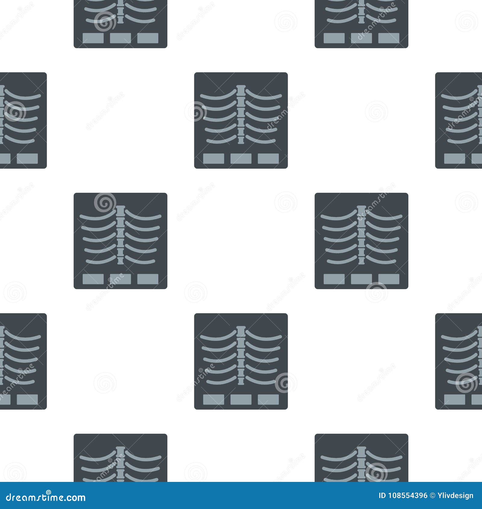 X Ray Photo Pattern Seamless Stock Vector - Illustration of geometric ...