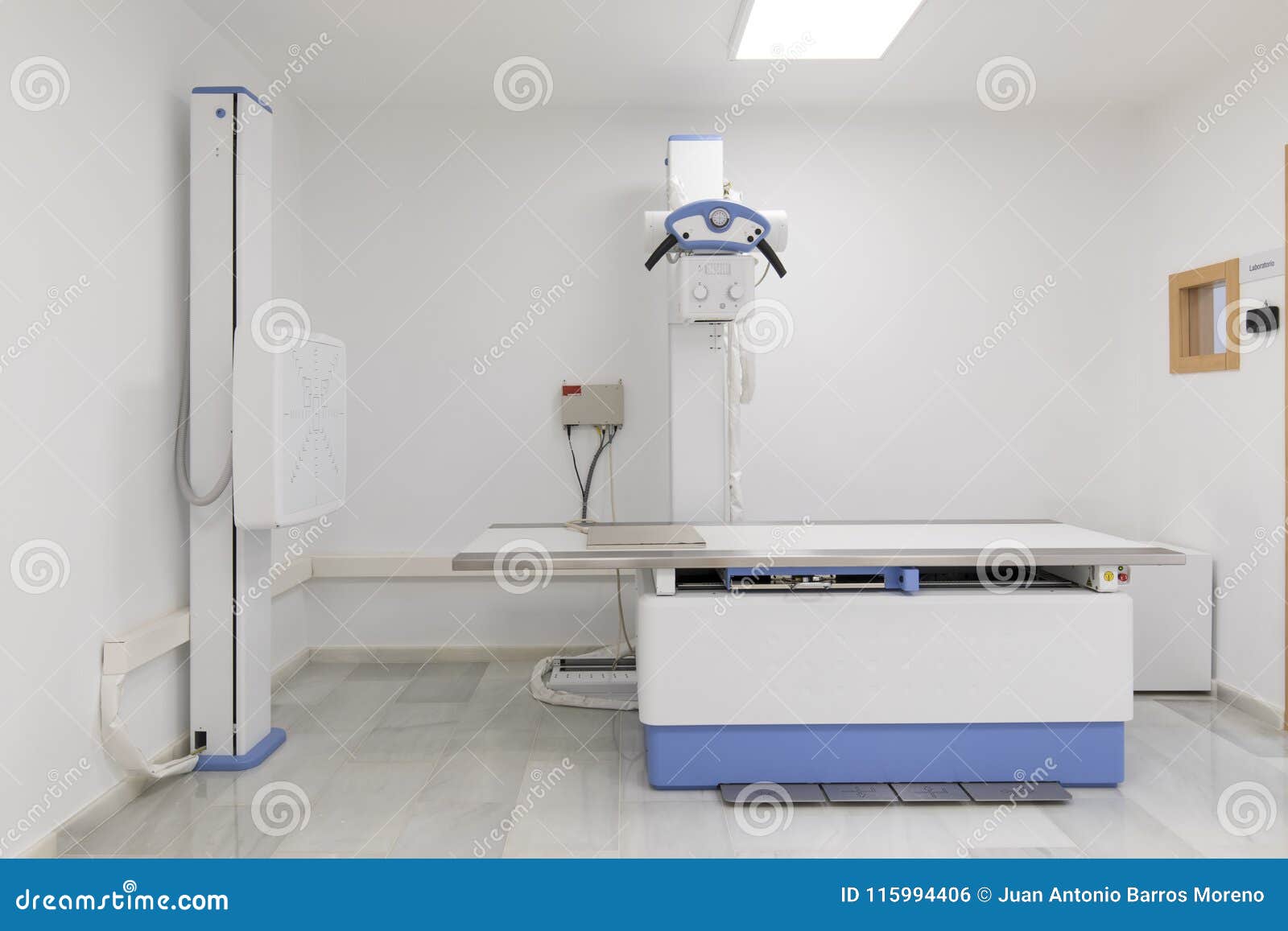 X-ray room. stock photo. Image of white, radiology, examination - 115994406