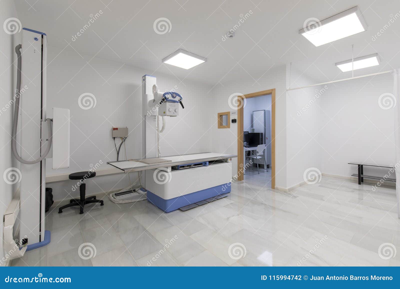 X-ray room. stock photo. Image of professional, medicine - 115994742