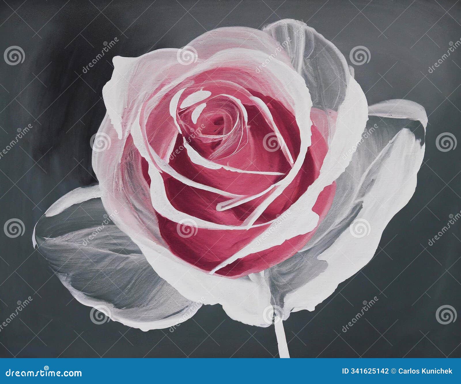 An X-ray of a Rose-generated by Ai Stock Illustration - Illustration of ...
