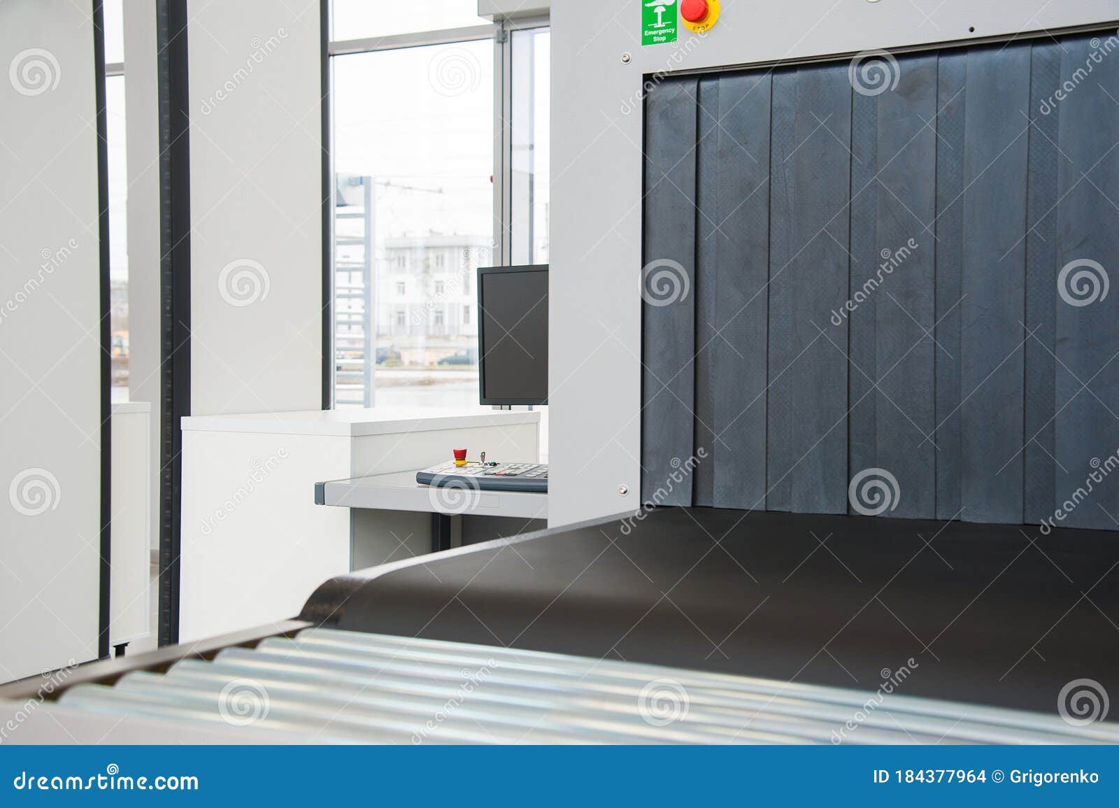 X-ray Scanner at Security Checkpoint Stock Photo - Image of protection ...
