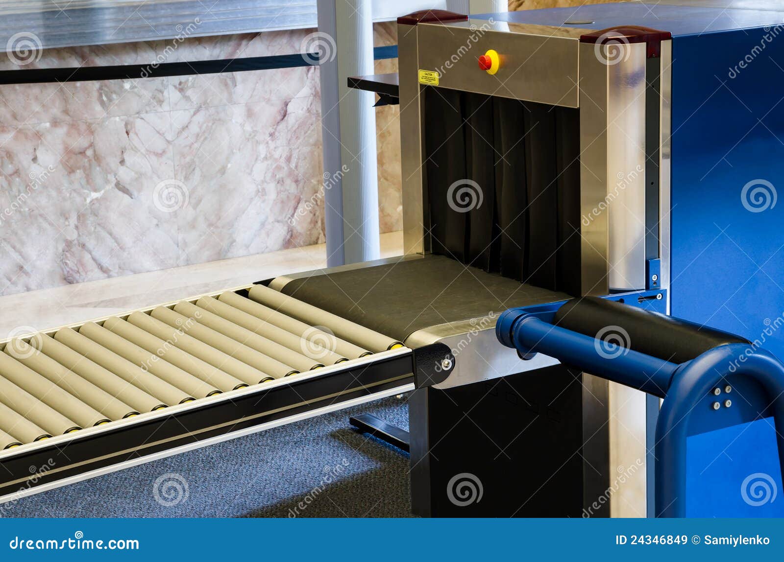 X-ray security machine stock image. Image of check, scanner - 24346849