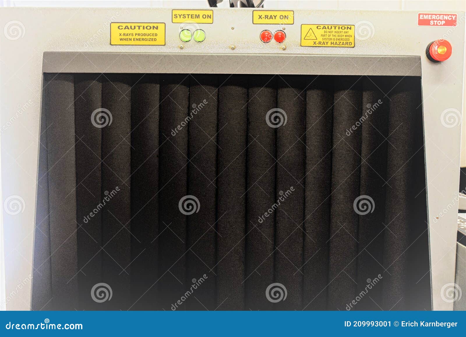 X Ray Security Scanning Device Stock Image - Image of baggage ...