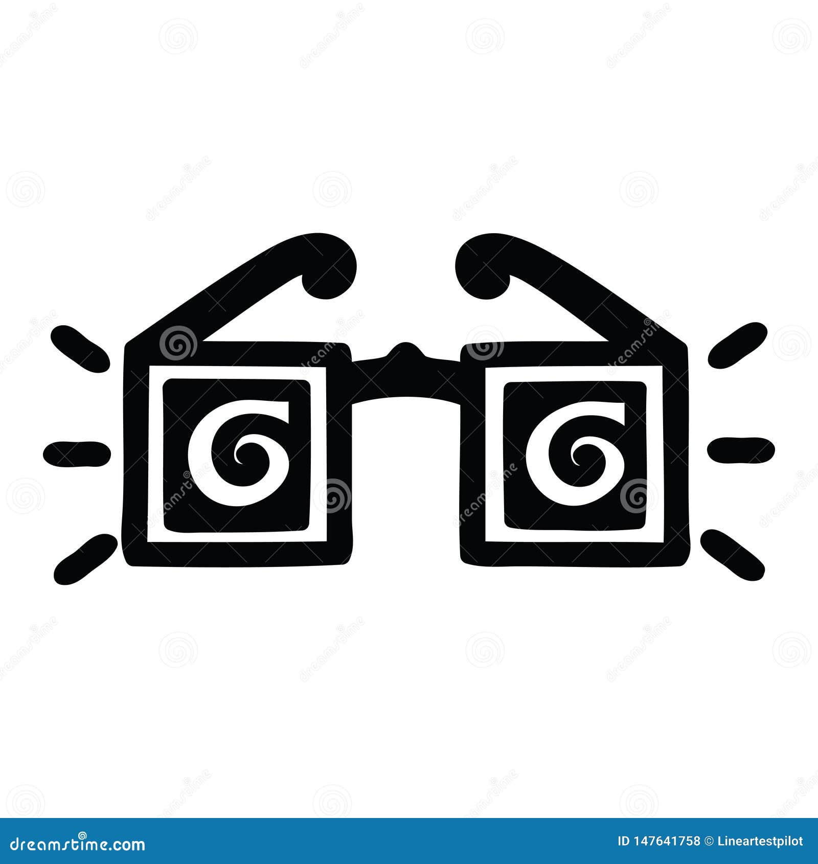 Specs Icon, Vector Eye Glasses | CartoonDealer.com #209226995