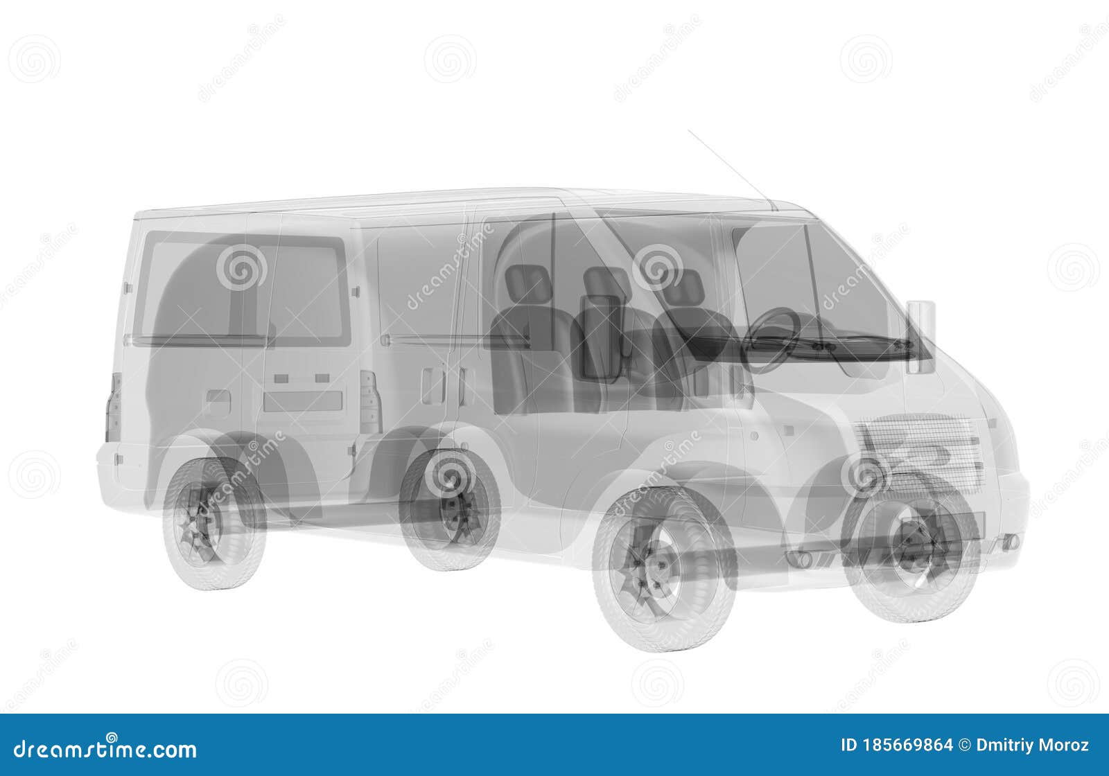 X-ray car isolated stock illustration. Illustration of radiography ...