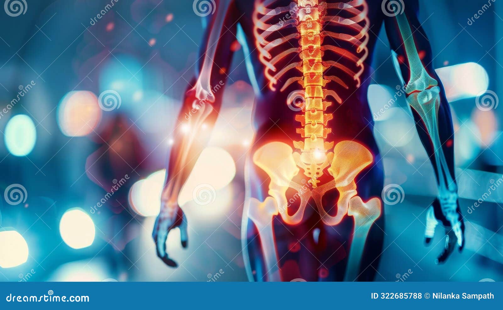 X ray vision human body stock illustration. Illustration of structure ...