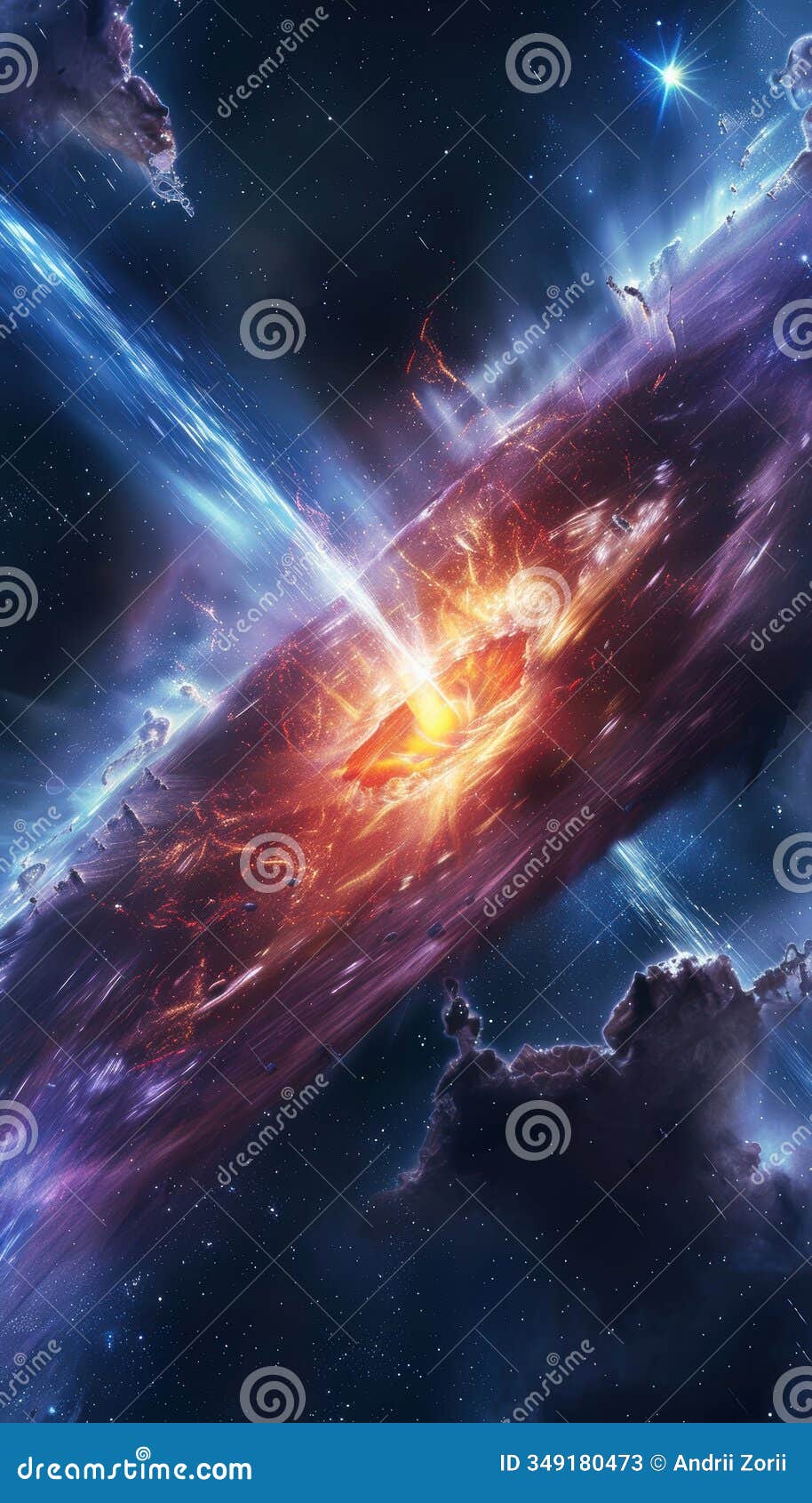 X-Ray Visualization of Quasar Energy and Emissions in Deep Space ...