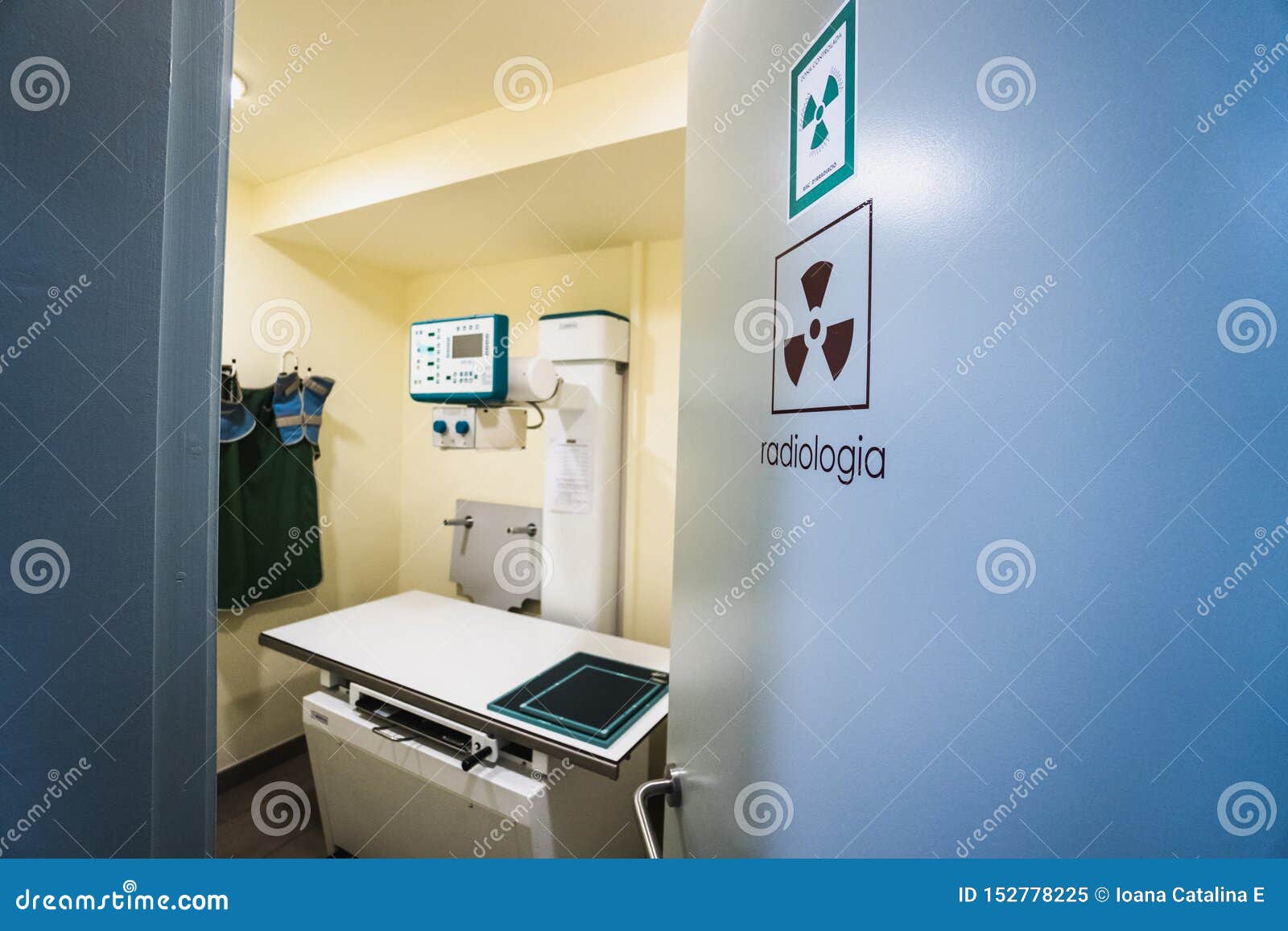 X-Rays Room Inside a Hospital Stock Image - Image of entry, person ...
