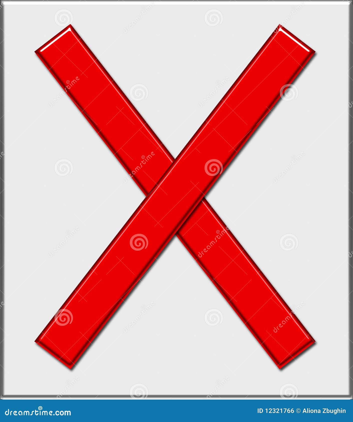 X red stock illustration. Illustration of enter, computer - 12321766