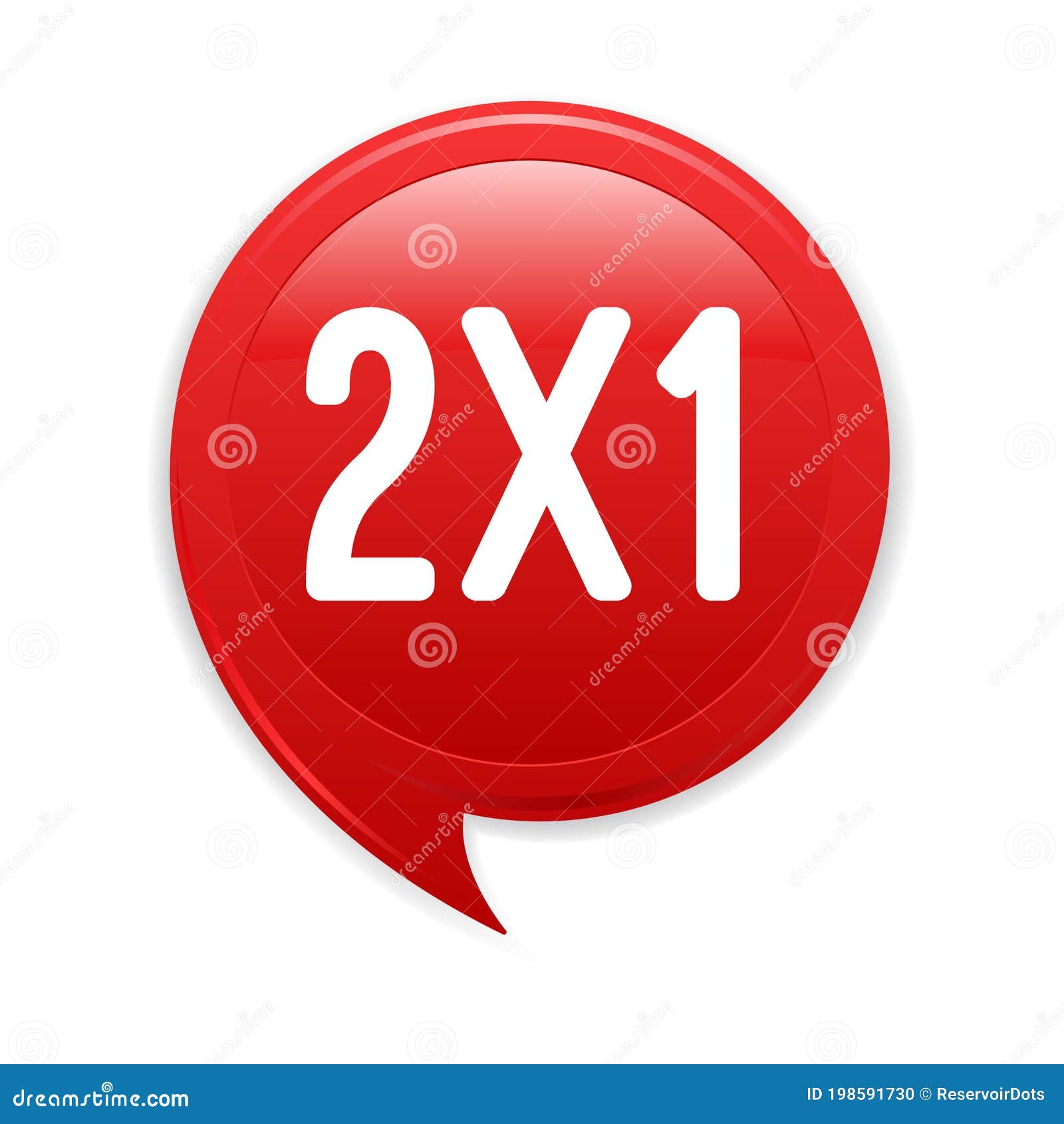 2x1 Red Label stock vector. Illustration of color, announcement - 198591730