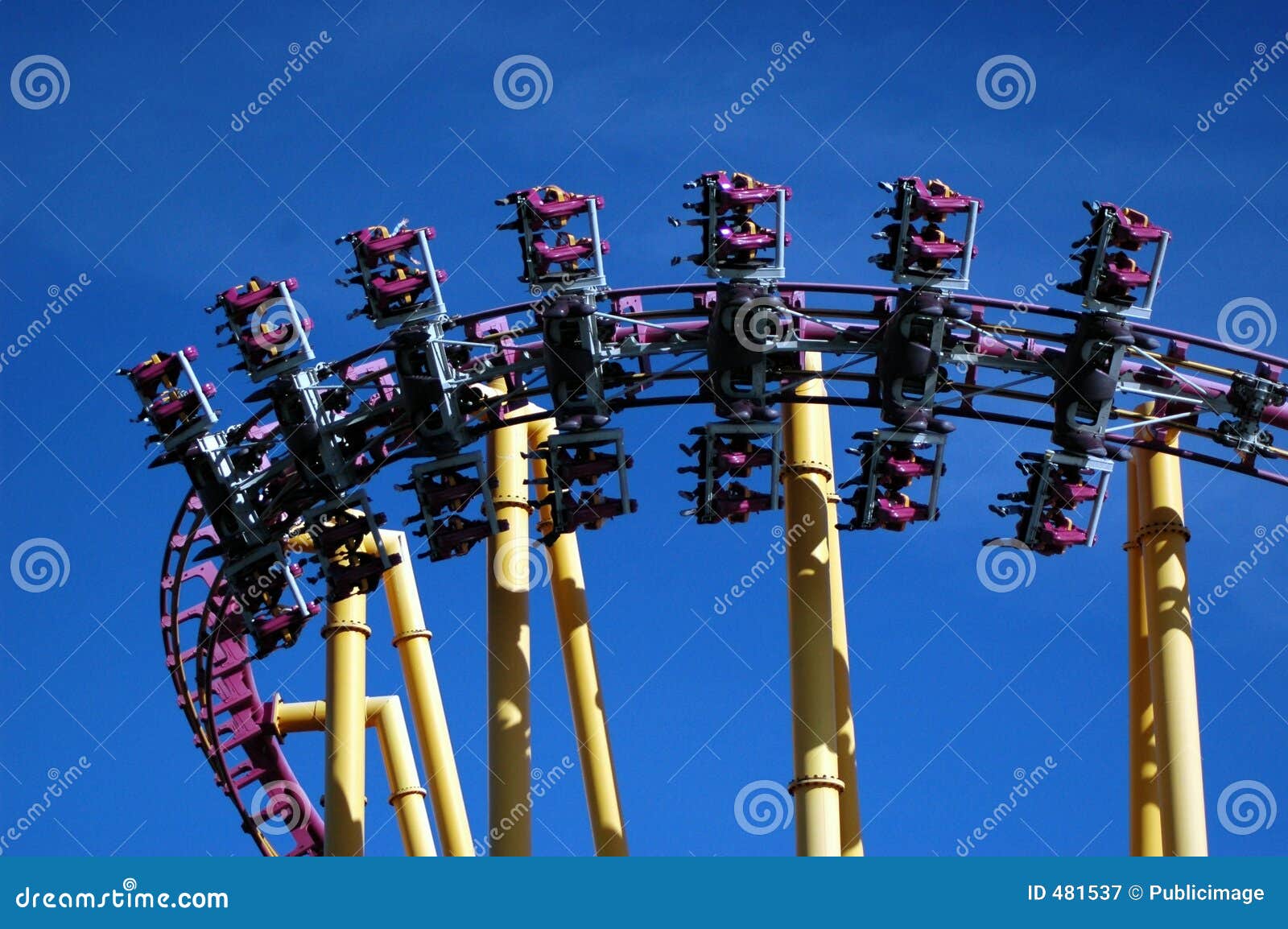 X Roller Coaster stock image. Image of theme, fear, coaster - 481537