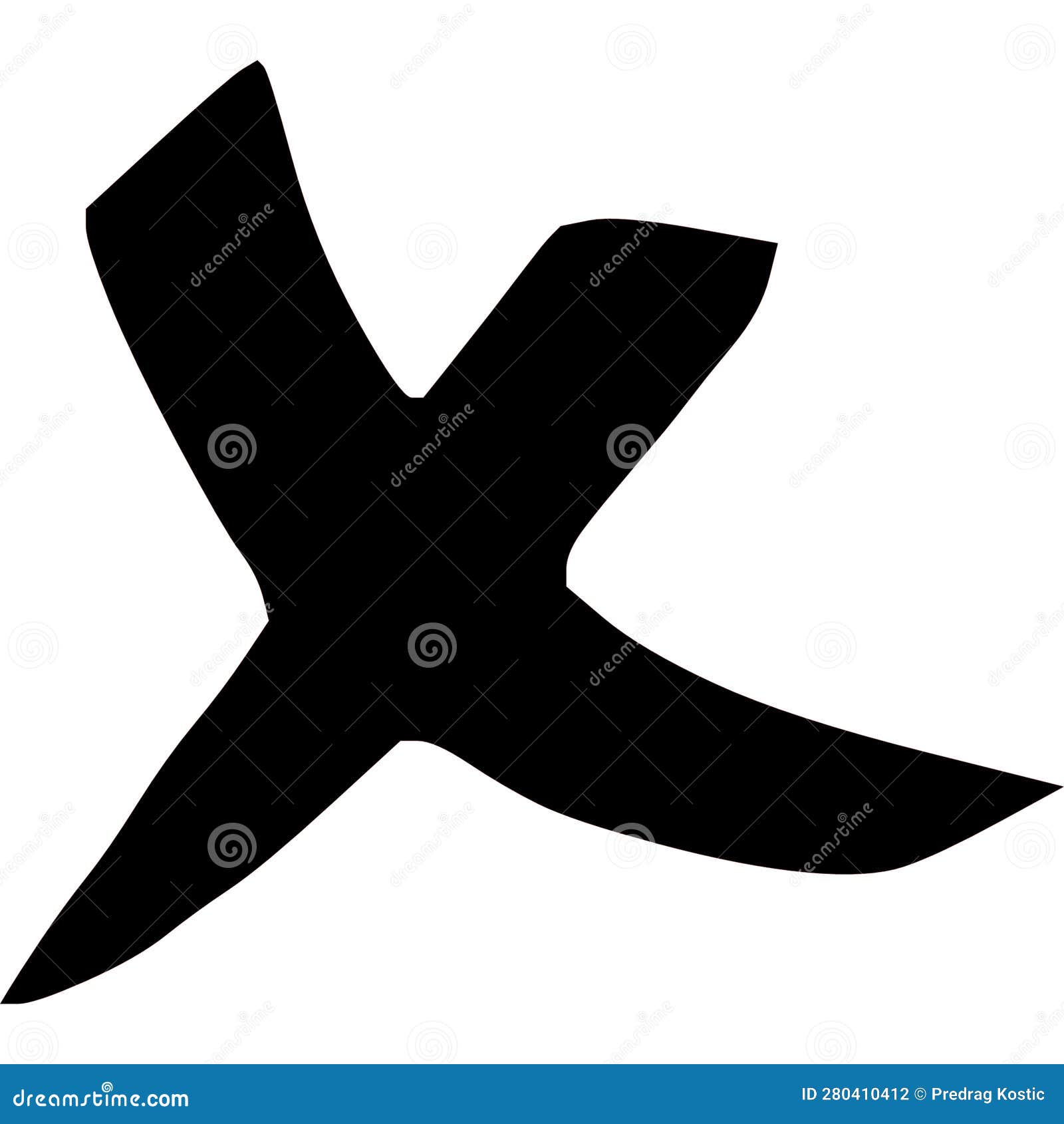 NO sign stock illustration. Illustration of drawing - 280410412