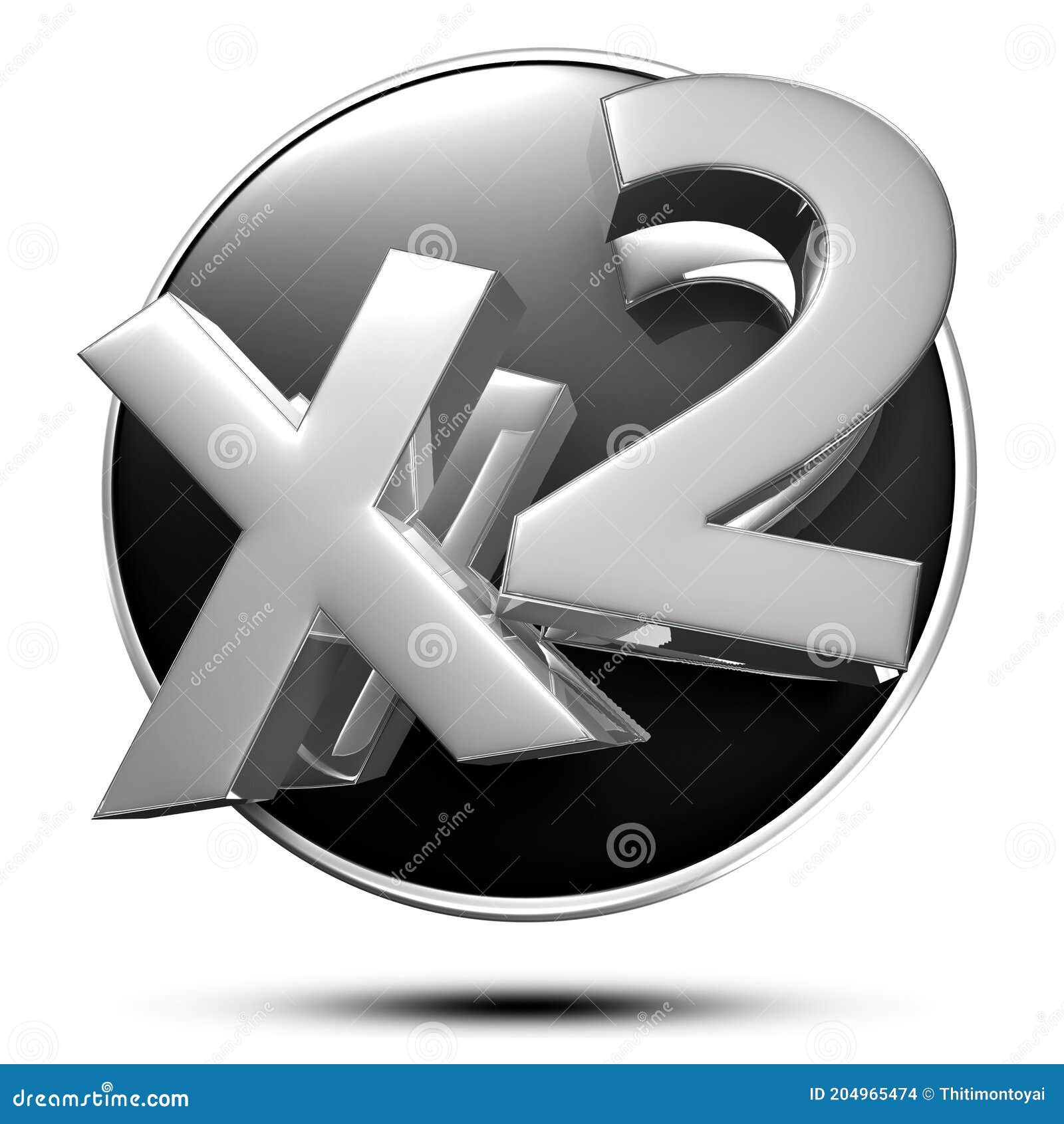 X2 stainless steel. stock illustration. Illustration of icon - 204965474