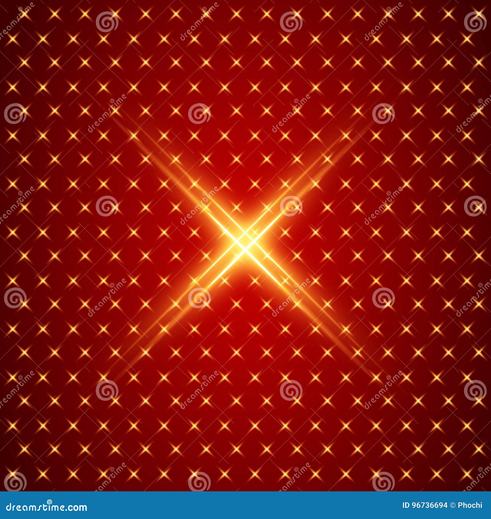 X Symbol Pattern Electric Laser Technology, Extreme Red Background ...