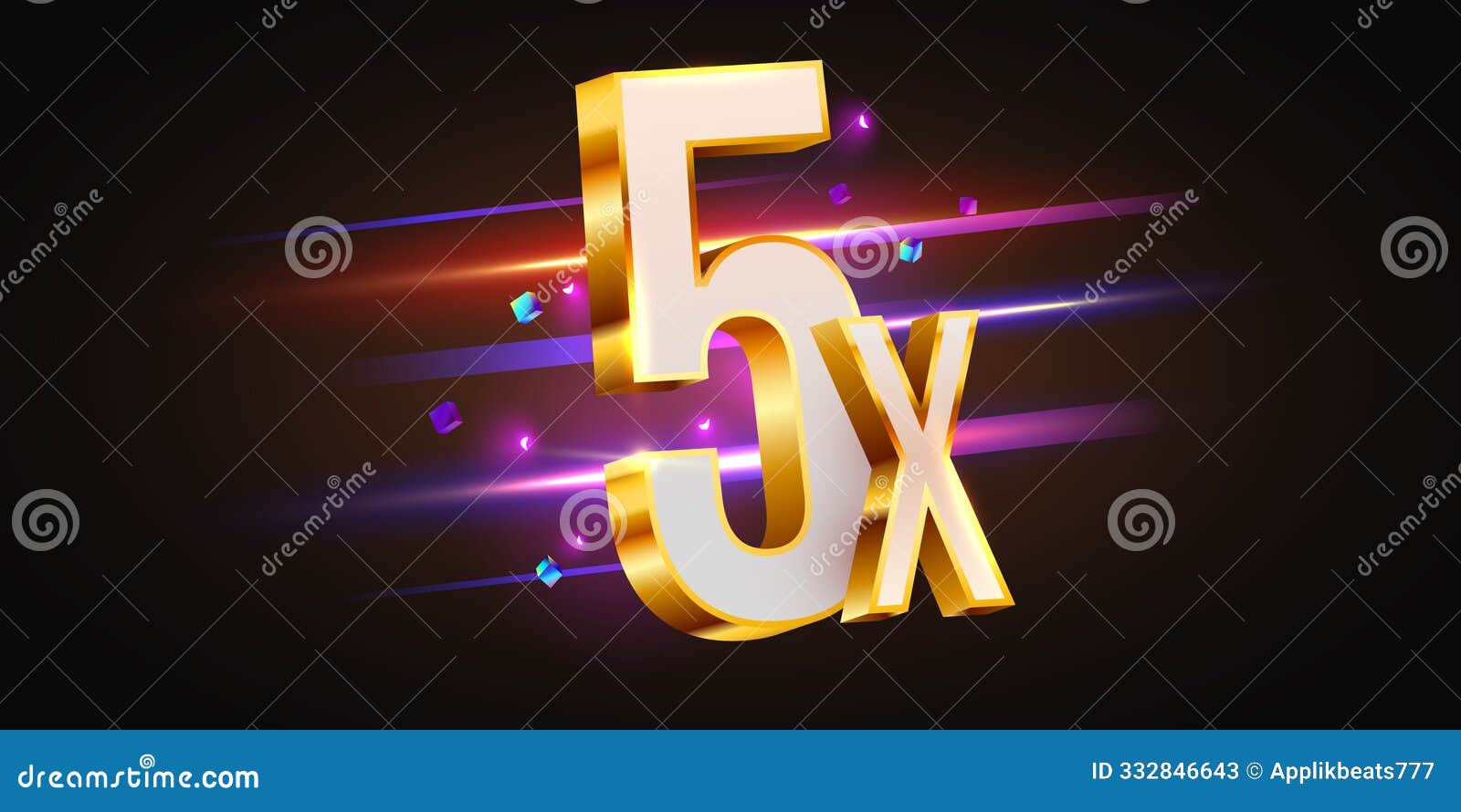 5x Winner Banner, Promotion Flyer, Prize Label Stock Vector ...