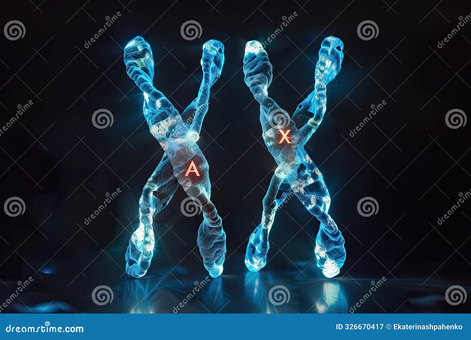 X and Y DNA double helixes stock image. Image of adenine - 326670417