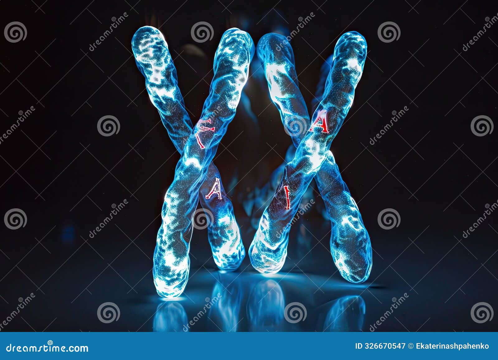 X and Y DNA double helixes stock image. Image of material - 326670547