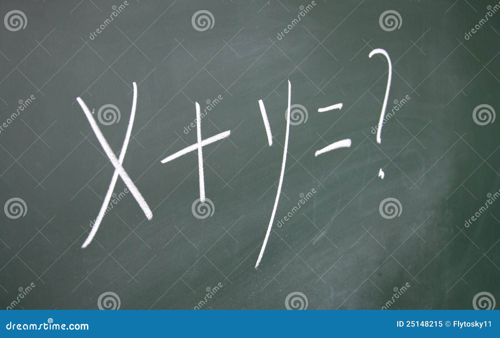 X+y=? symbol stock image. Image of educate, body, board - 25148215