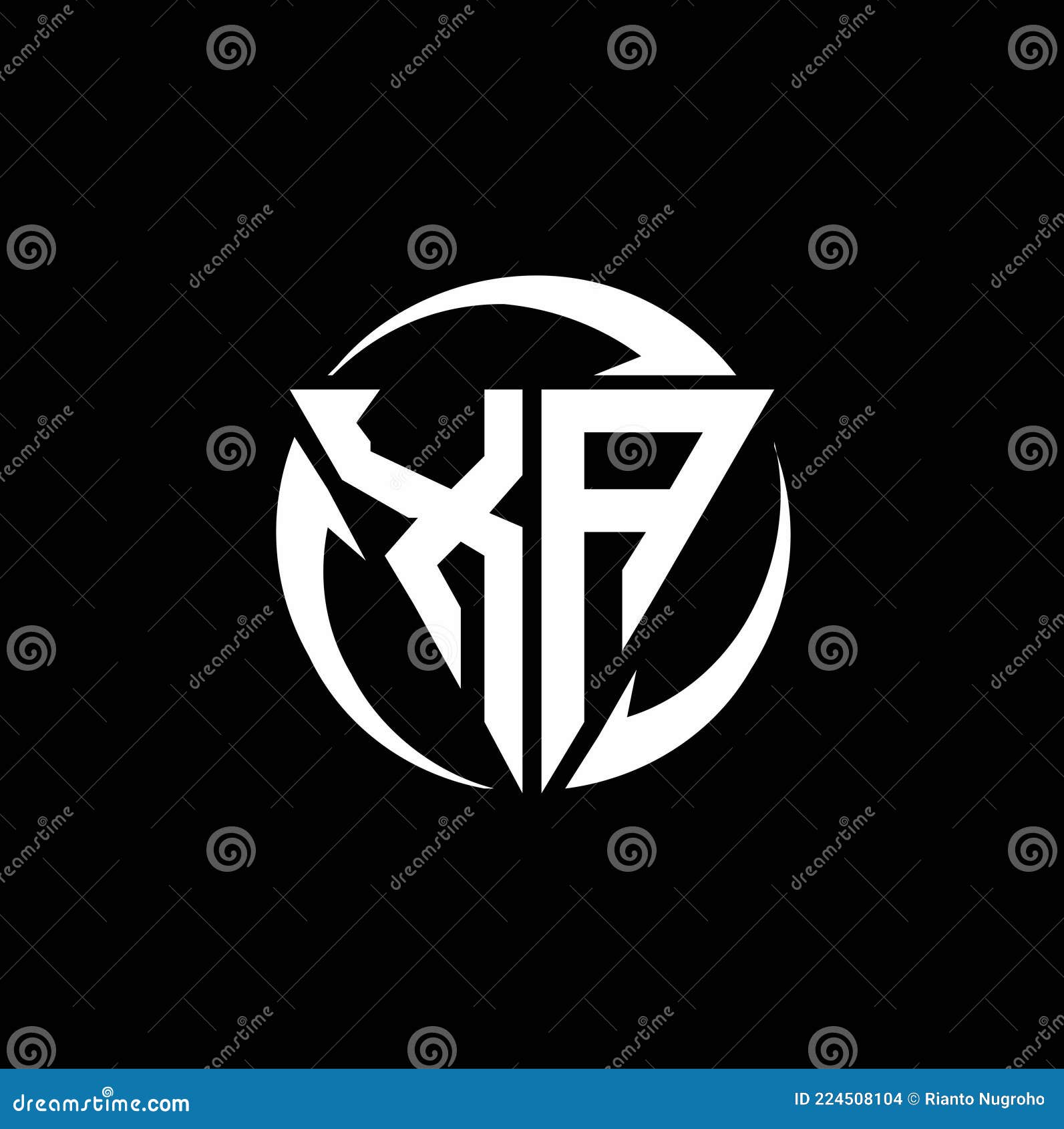 XA Logo Monogram Design Template Stock Vector - Illustration of initial ...