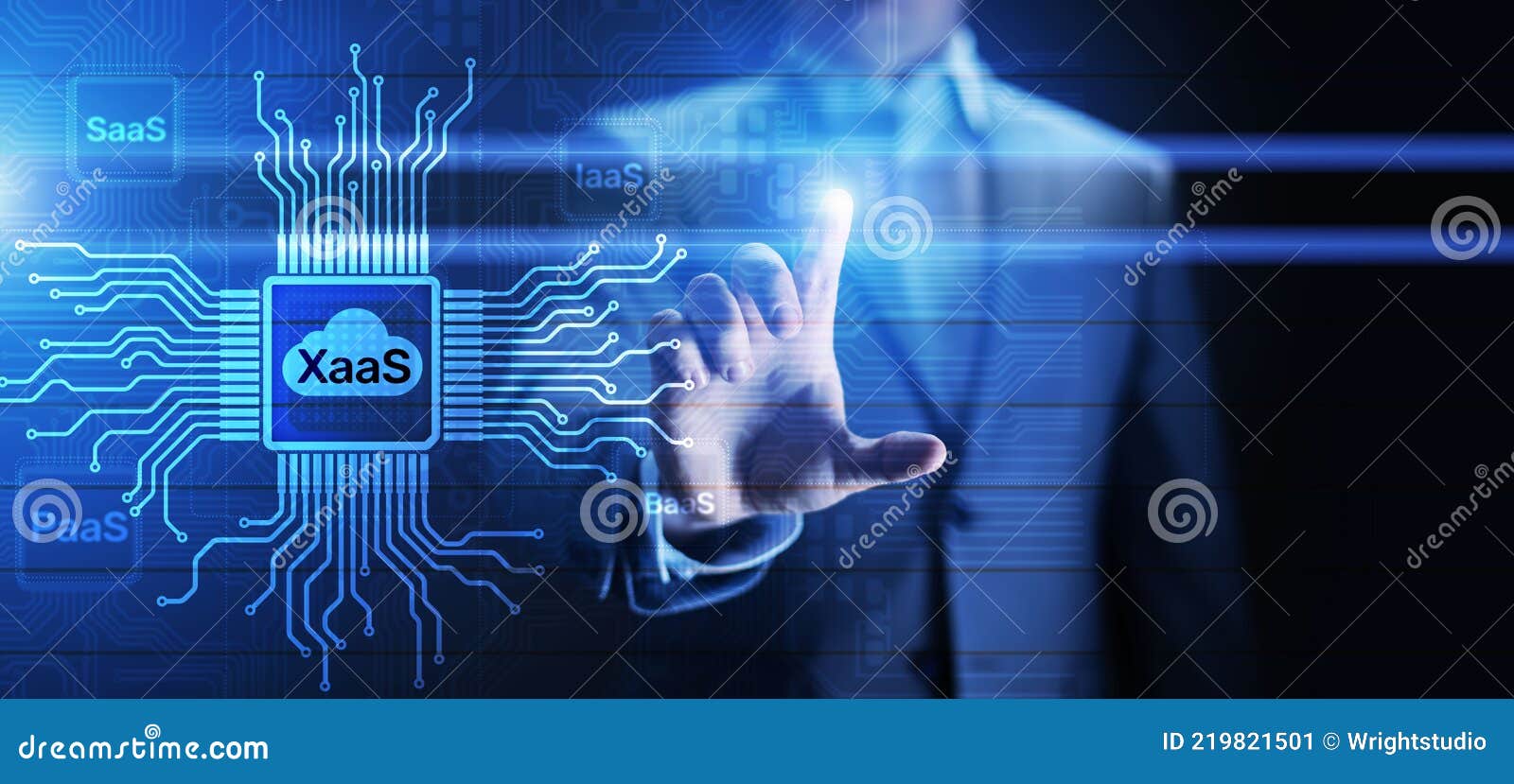 XaaS PaaS SaaS IaaS DBaaS Infrasstructure Service Data Base Platform ...