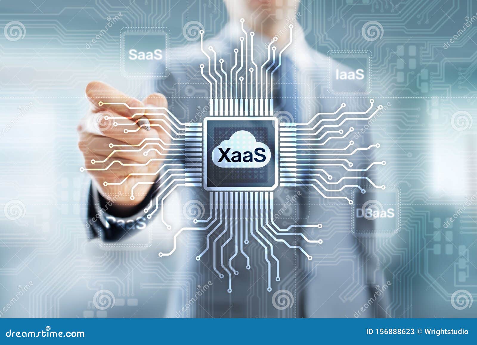 XaaS PaaS SaaS IaaS DBaaS Infrastructure Service Data Base Platform ...