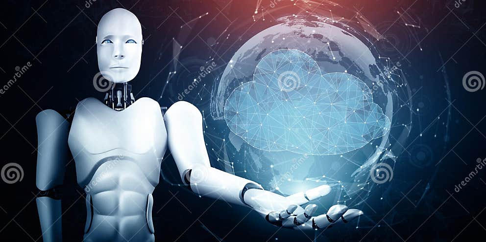 XAI AI Robot Using Cloud Computing Technology To Store Data on Online ...