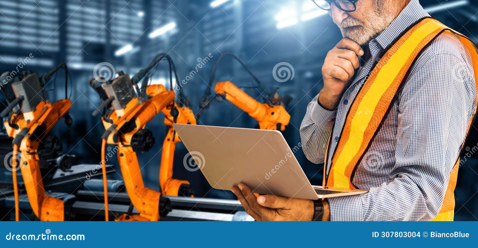 XAI Engineer Use Advanced Robotic Software To Control Industry Robot ...