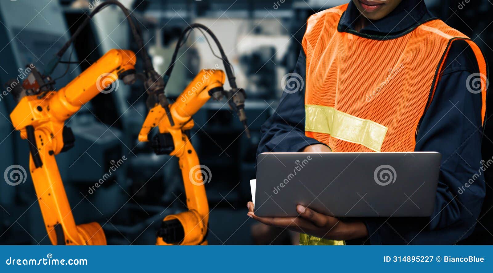 XAI Engineer Use Advanced Robotic Software To Control Industry Robot ...