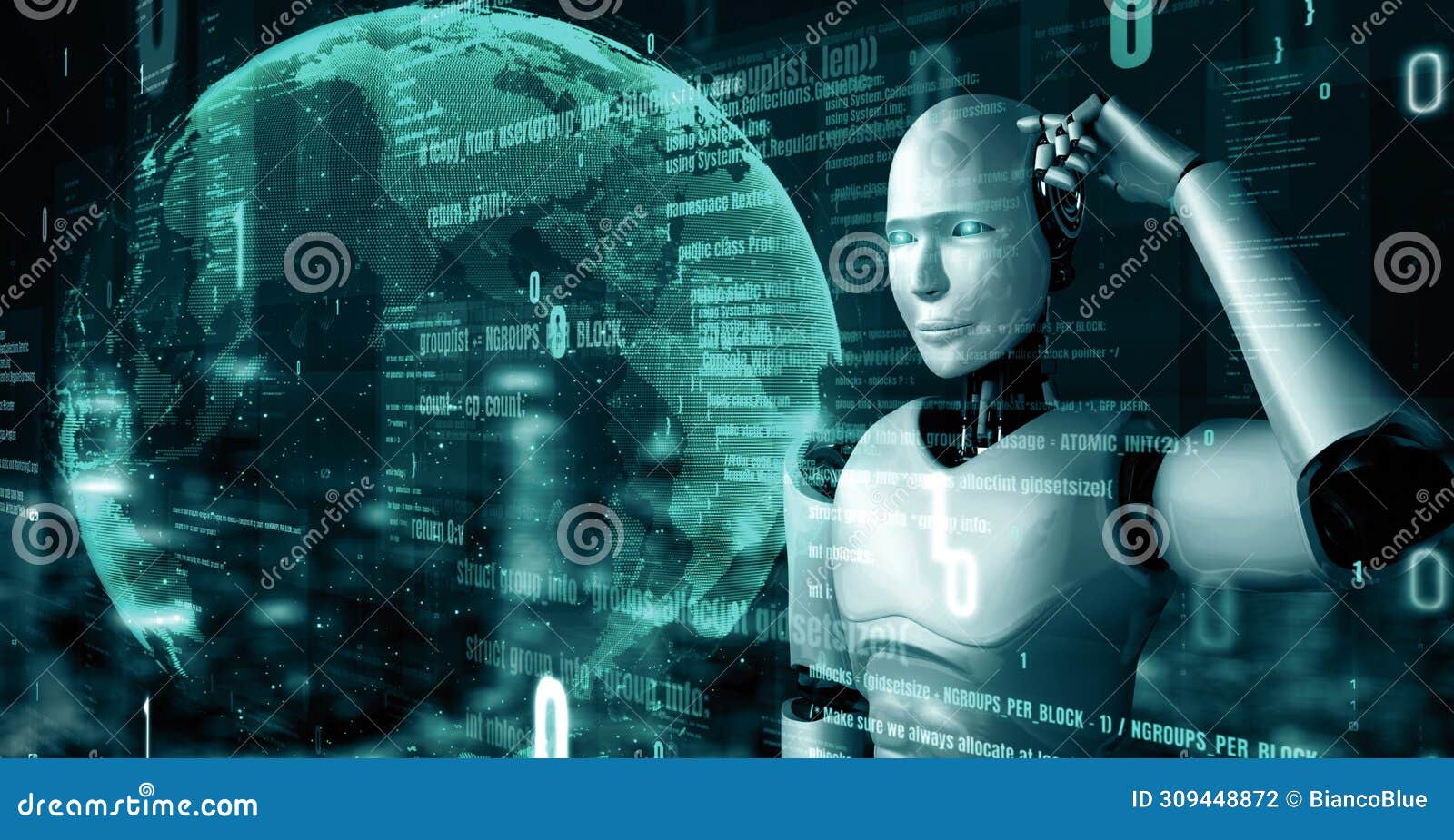 XAI Futuristic Robot Artificial Intelligence Huminoid AI Programming ...