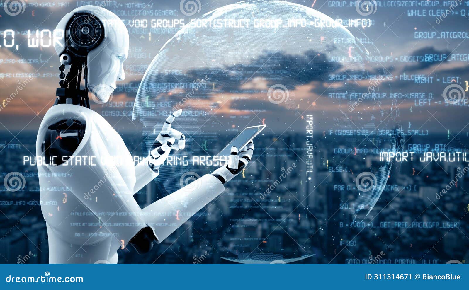 XAI Futuristic Robot Artificial Intelligence Huminoid AI Programming ...