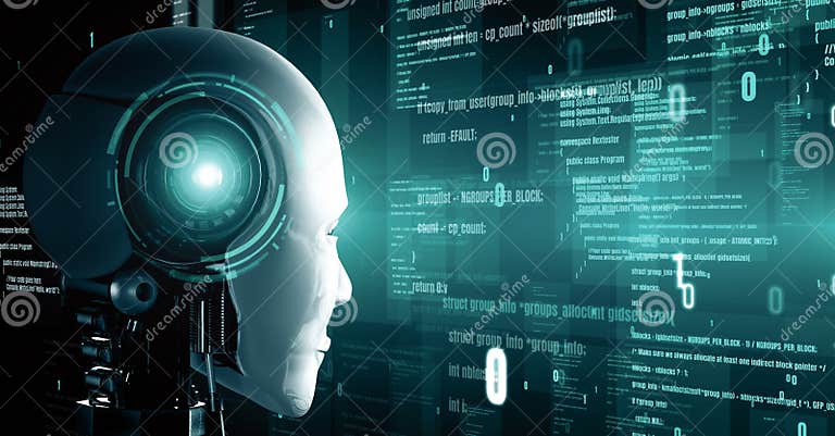 XAI Futuristic Robot Artificial Intelligence Huminoid AI Programming ...