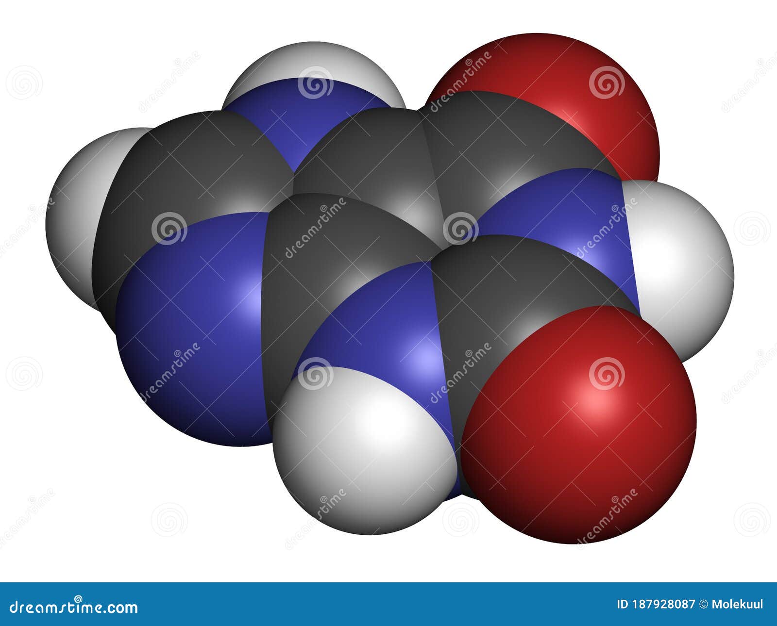 Xanthine, Xanthic Acid, Chemical Formula And Skeletal Structure Vector ...