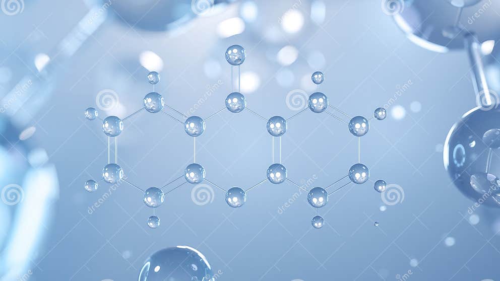 Xanthone Molecular Structure 3d, Flat Model, Insecticide, Structural ...