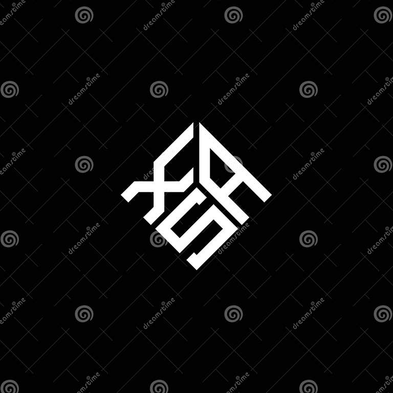 XAS Letter Logo Design on WHITE Background. XAS Creative Initials ...