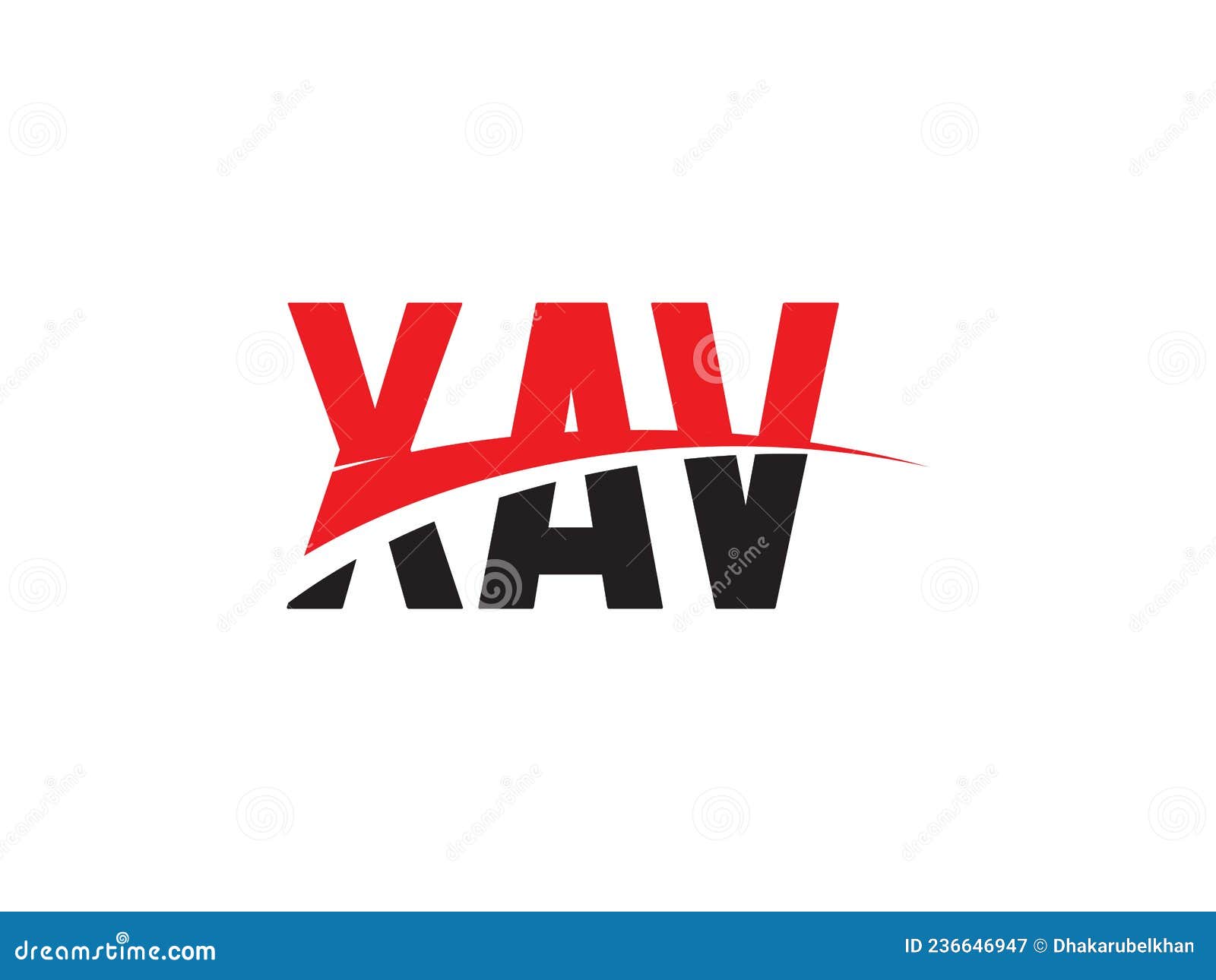 XAV Letter Initial Logo Design Vector Illustration Stock Vector ...